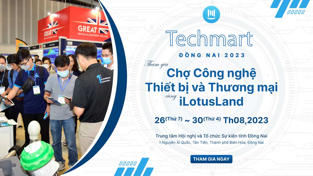 Techmart Đồng Nai 2023 | Phần mềm quản lý và giám sát dữ liệu quan trắc môi trường iLotusLand
